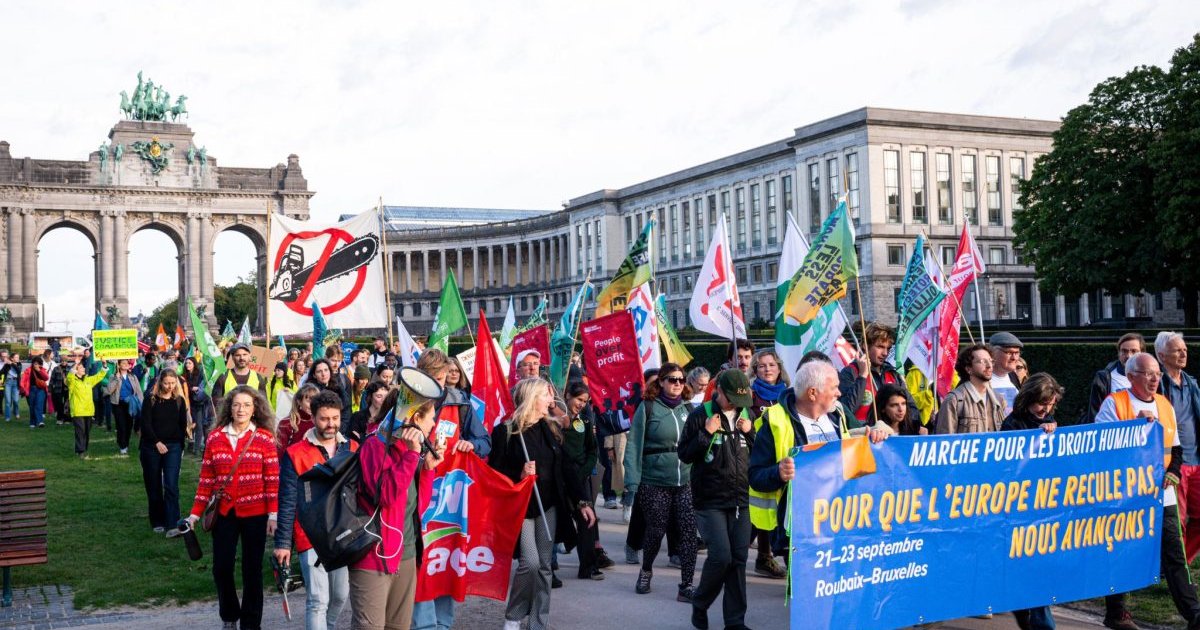 EU: Hundreds march through Europe to stop deregulation wave - Business ...