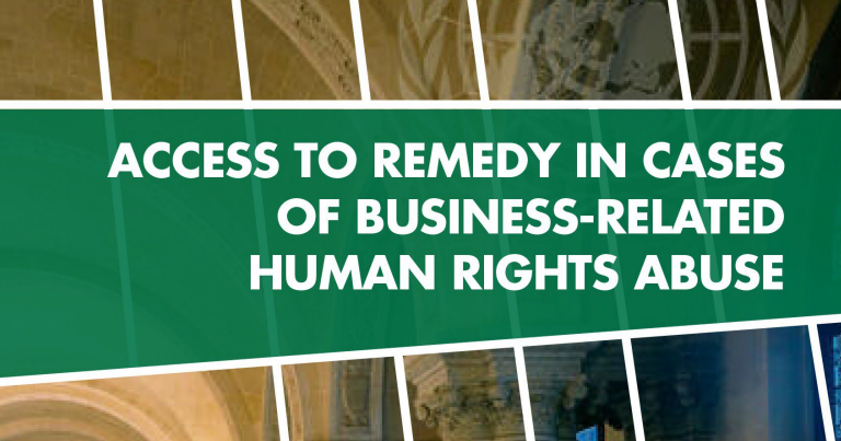 Ohchr Publishes New Interpretative Guide On Access To Remedy In Cases