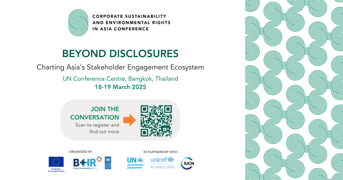 Corporate Sustainability and Environmental Rights in Asia (CSERA ...