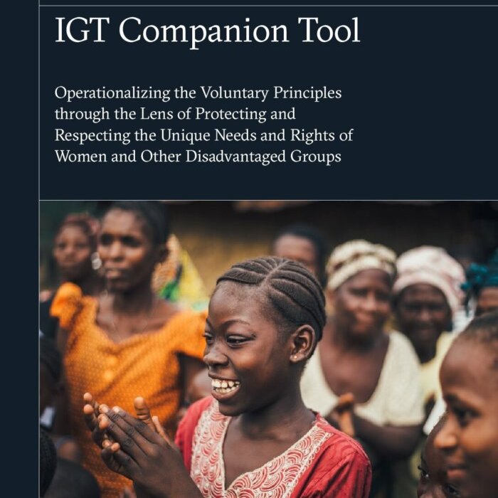 Voluntary Principles Initiative launches guidance for companies on ...