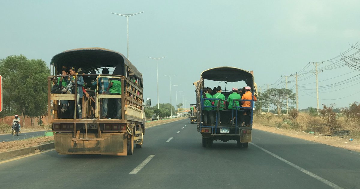 Cambodia: Rights groups urge reforms for workers’ safe transport with ...