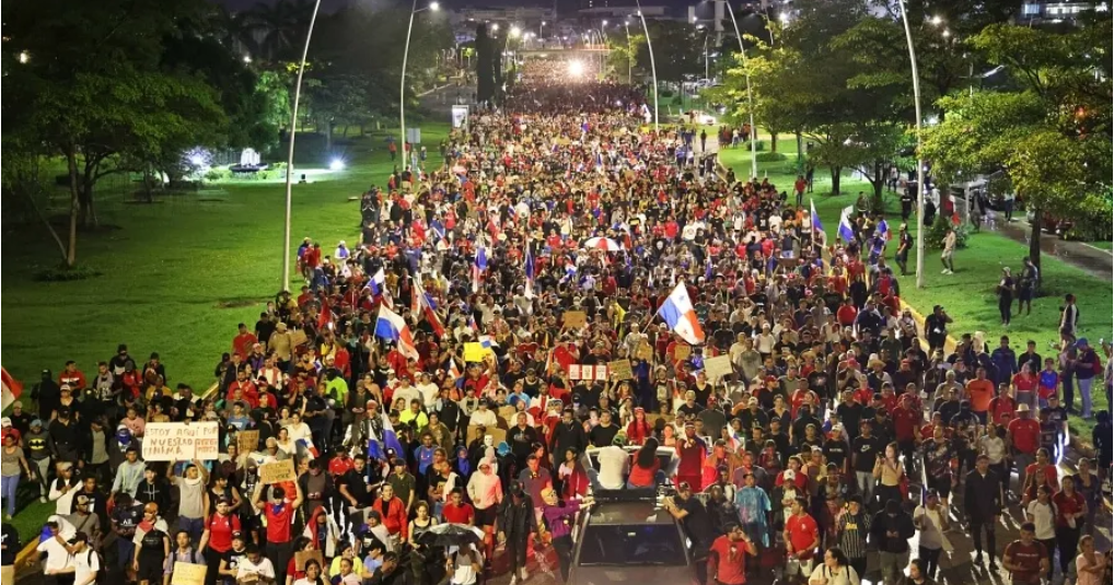 Panamá: Persisten manifestaciones en rechazo al contrato minero entre ...