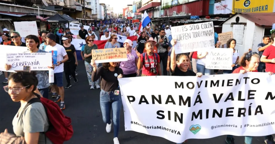 Panamá: Protestas por contrato minero entre el Estado y Minera Cobre ...