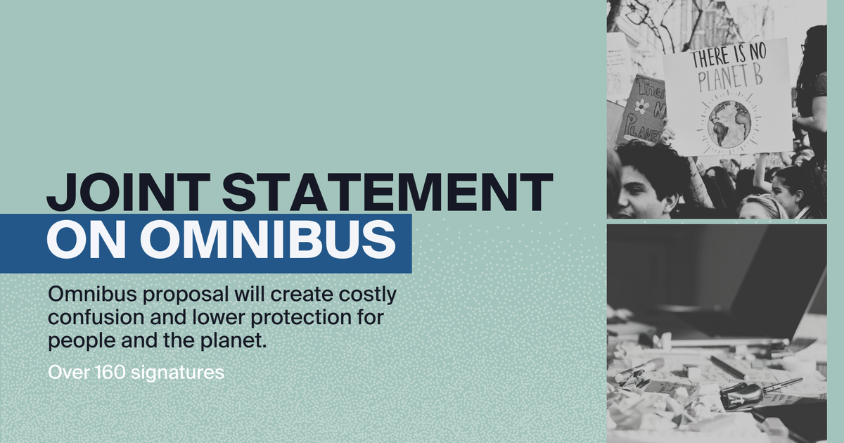 EU: 170 CSOs, human rights & environmental defenders, trade unions and ... EU: 170 CSOs, human rights & environmental defenders, trade unions and ...