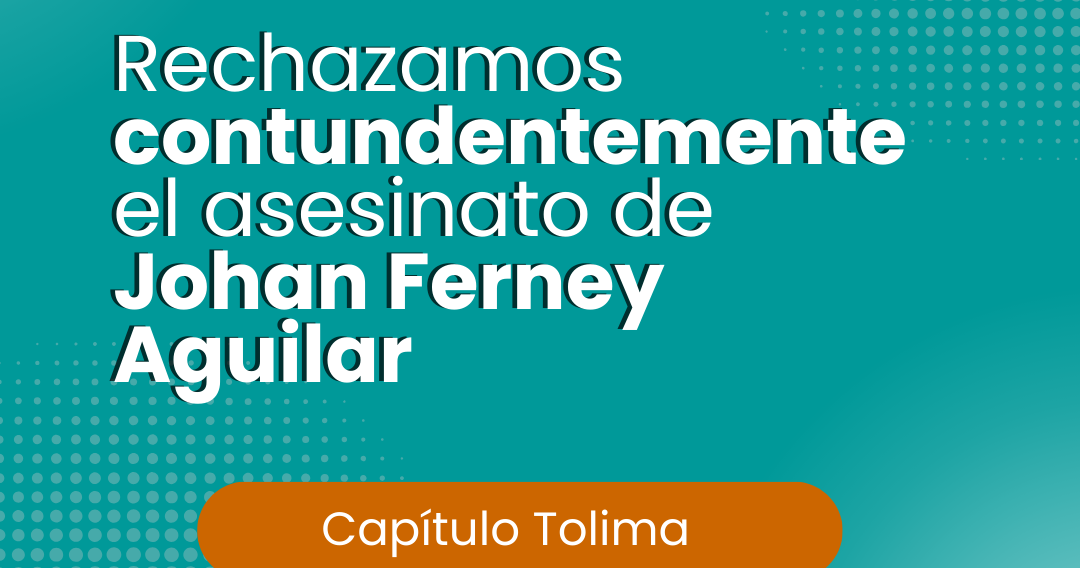 Colombia: Organizaciones denuncian el asesinato de Johan Aguilar, hijo ...